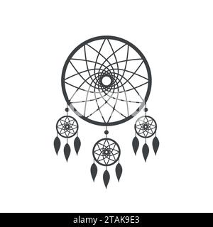 Dream catcher vector icon isolated on white background Stock Vector ...