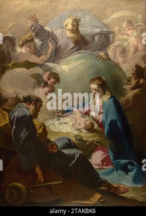 This 18th-century oil painting by Giovanni Battista Tiepolo, titled ...