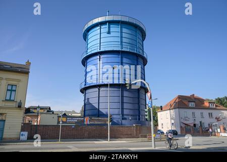 Blauer Gaskessel, Altes Gaswerk, Heinersdorfer Straße, Bernau ...