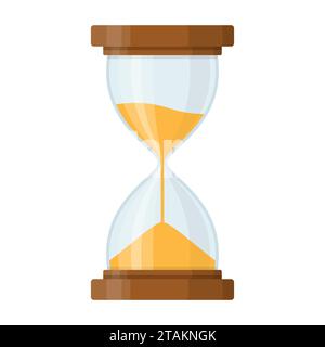 Have an idea vintage hourglass isolated on the mascot Stock Vector ...