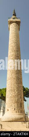 Trajan's Column (Latin: Columna Traiani) is a Roman triumphal column ...