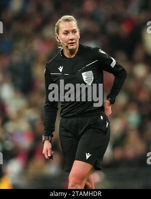 Referee Tess Olofsson during the UEFA Women's Nations League, League A ...