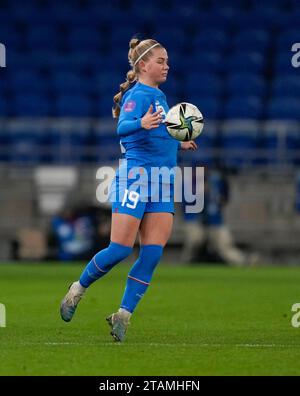 December 1, 2023, Cardiff, Wales: Cardiff, UK. 1st Dec, 2023. Olivia ...