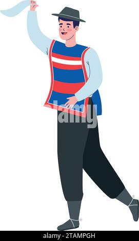 chile man with chamanto Stock Vector Image & Art - Alamy