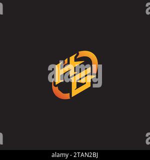 GH combination letter unique initials logo esport for gaming team ...