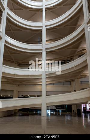 Lingotto, Turin, Italy, - August 10, 2023. Interior of the Lingotto ...