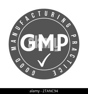 GMP good manufacturing practice symbol icon in France called BPF bonnes ...