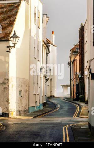 UK Kent Deal Old Town Middle Street former corner shop converted to ...