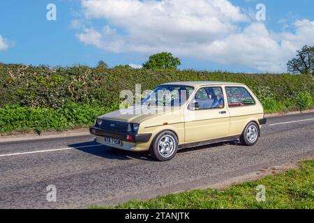 1981 80s eighties, Austin Mini Metro L Beige Car Hatchback Petrol 998 ...