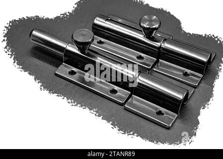 Iron stainless steel latch DIN 8117 Stock Photo - Alamy
