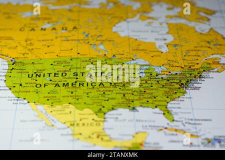 map political cartography colors close-up borders country location ...