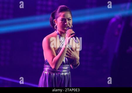 Joy Esquivias im Halbfinale der 13. Staffel der Castingshow The Voice ...