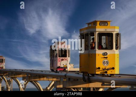 SKY Capsule Tram in Haeundae Blue Line in Busan, South Korea Stock ...