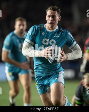 Sale Sharks' Tom Roebuck during the Gallagher PREM match at the CorpAcq ...