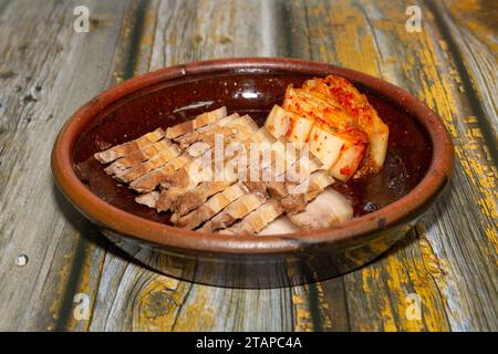 Suyuk, a Korean Traditional Dish Made with Pork Stock Photo - Alamy