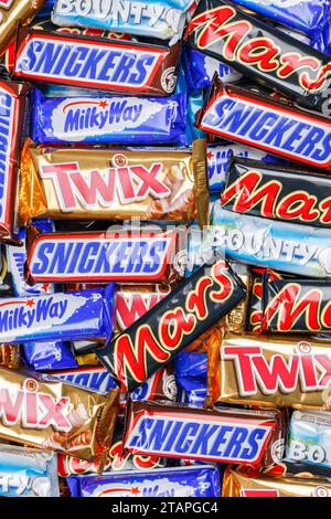 Mars Riegel Schokoriegel als Hintergrund Stuttgart, Deutschland - 17 ...