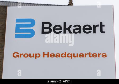 Zwevegem, Belgium. 02nd Dec, 2023. Illustration shows the new logo of ...