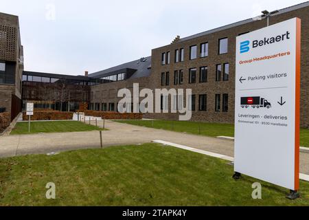 Zwevegem, Belgium. 02nd Dec, 2023. Illustration shows the new logo of ...