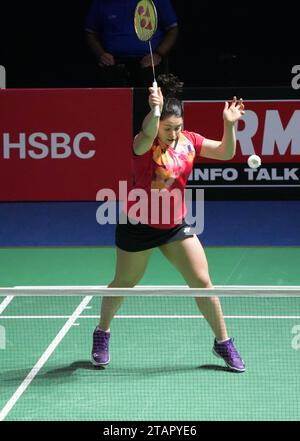 Margot LAMBERT of France during the Yonex Internationaux de France 2023 ...