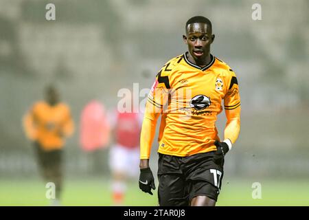 Saikou Janneh #17 of Cambridge United celebrates his goal to make it 1 ...