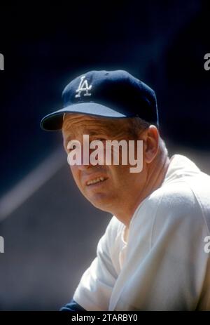 FL - MARCH, 1959: Manager Walter Alston #24 of the Los Angeles Dodgers ...