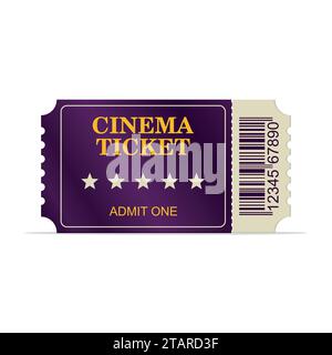movie ticket isolated icon Stock Vector Image & Art - Alamy