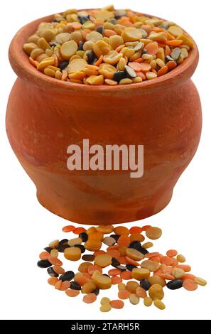 Mixed daal in a bowl closeup and isolated Stock Photo - Alamy