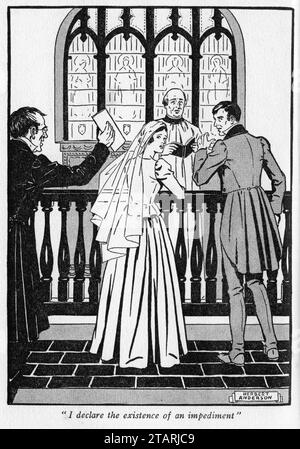 Jane Eyre and Rochester Stock Photo - Alamy