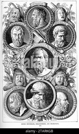 Historians, Philosophers and Dramatists of ancient Greece. Aristophanes ...