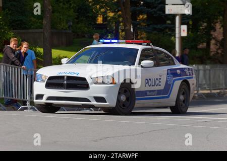 Dodge Charger Police Car In The Newfoundland Police Force Canada Stock ...
