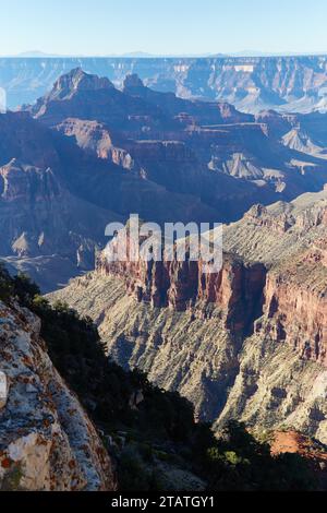 The stunning views of Bright Angel Point at the Grand Canyon North Rim ...