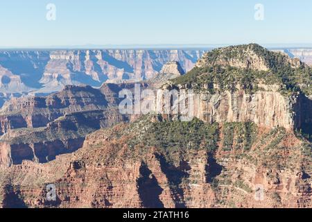 The stunning views of Bright Angel Point at the Grand Canyon North Rim ...