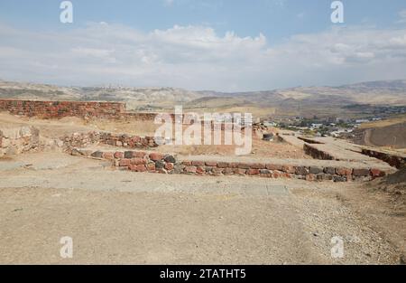 Erebuni Fortress in Yerevan, Aremenia, a former outpost of the Urartu ...