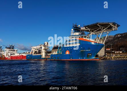 A DP2 multi purpose ROV and light construction vessel Horizon Enabler ...
