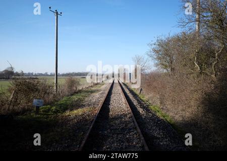 Leiston Railway Station Stock Photo - Alamy