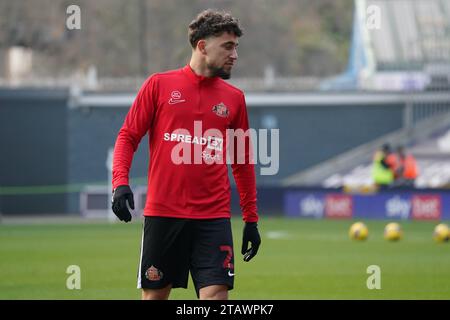 LONDON, ENGLAND - DECEMBER 2: Adil Aouchiche of Sunderland on the ball ...