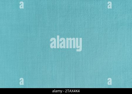 Texture background of cyan cotton fabric. Textile structure, cloth ...