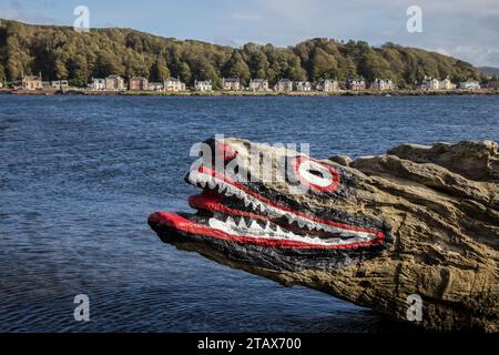 Crocodile Rock, Millport, Great Cumbrae, Scotland Stock Photo - Alamy