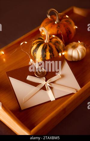 Little Santa Claus gifting gift. Christmas child with present box ...