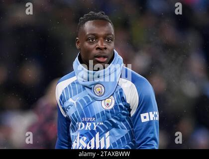 Jérémy Doku Of Manchester City warms up during the Newcastle United v ...