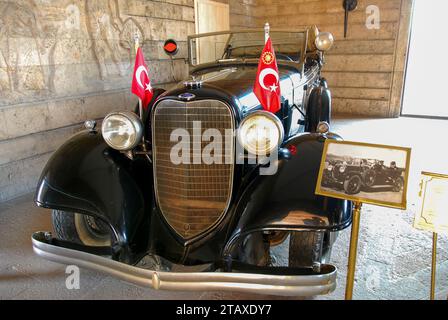 Ataturk's car: 1935 Lincoln Black. Private car of Mustafa Kemal Ataturk ...