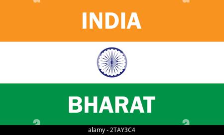 India Bharat text on Indian Map vector illustration Stock Vector Image & Art - Alamy