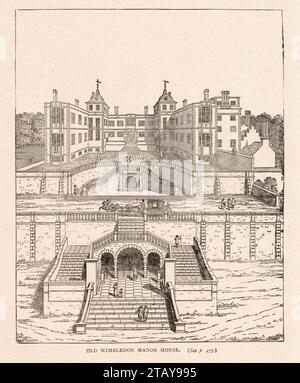 Old Wimbledon Manor House Stock Photo - Alamy