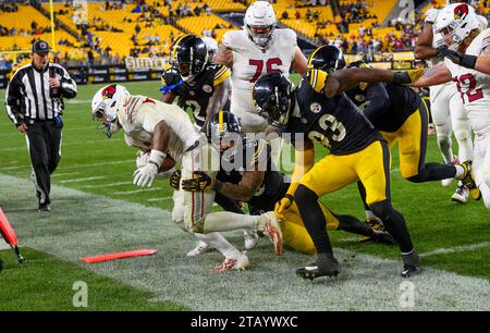 Pittsburgh Steelers linebacker Mykal Walker (38) walks off the field ...
