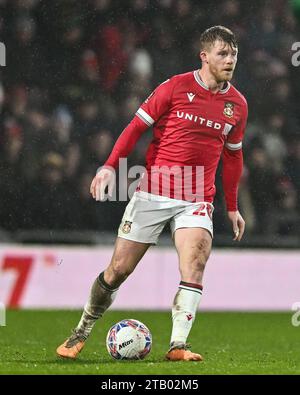 Andy Cannon #20 of Wrexham in action during the Emirates FA Cup match ...