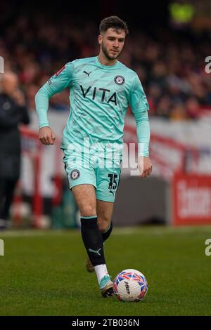 Ethan Pye #15 of Stockport County F.C. in action during the Sky Bet ...
