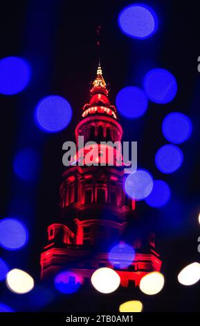Christmas Lights in Cleveland Public Square Stock Photo - Alamy