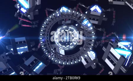 Metaverse digital world smart futuristic interface technology ...
