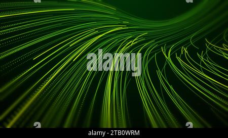 Abstract light trails on the dark background Stock Photo - Alamy