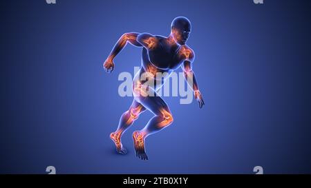 Medical concept for joints in the human body Stock Photo - Alamy